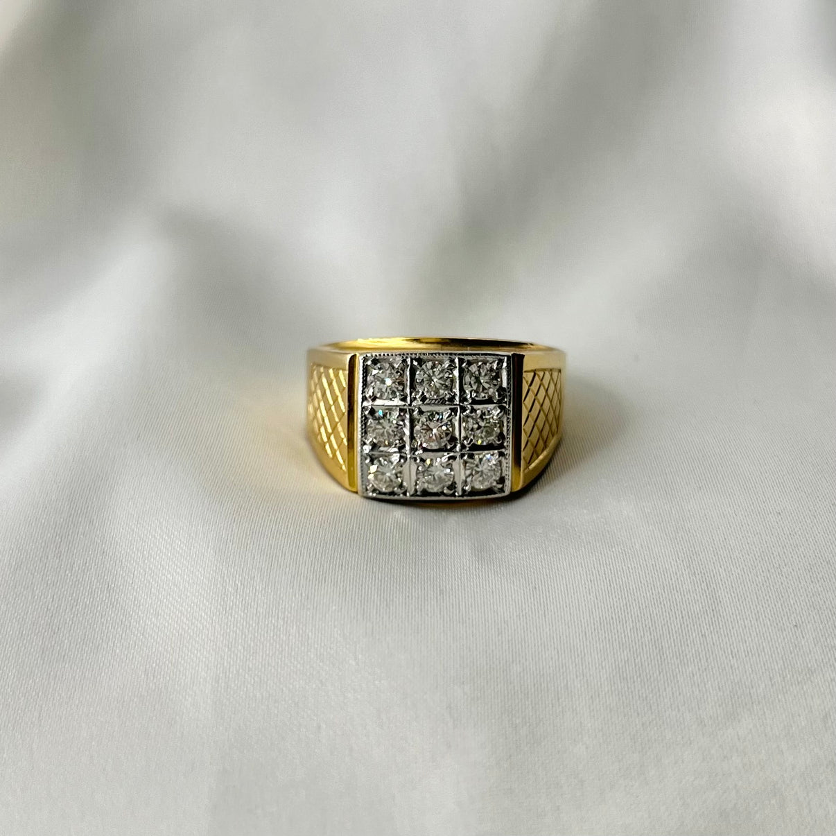 Domino Diamond Ring MR002 – Brilliant Jewelry